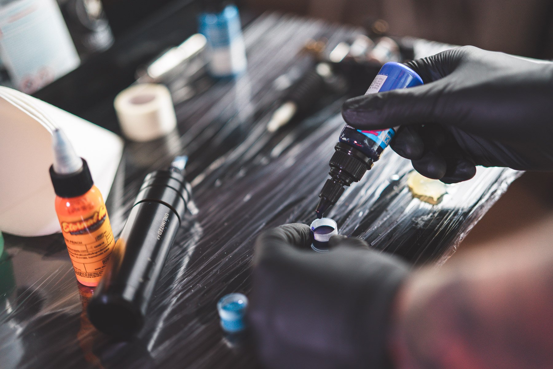 Mezclar Tintas Tattoos